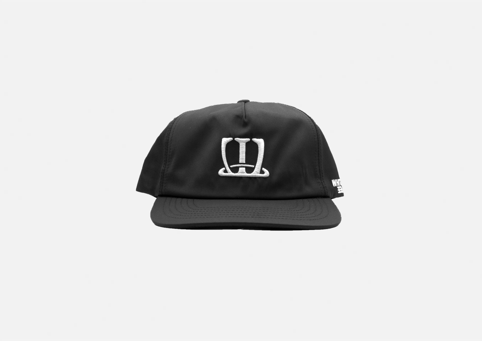 W logo cap (Black) – White Coffee